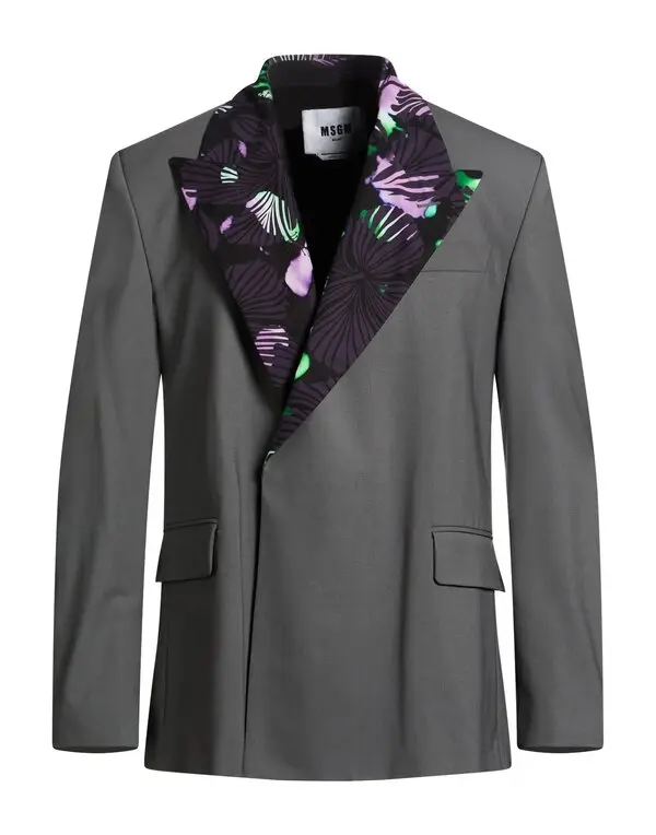 MSGM Blazer Size Virgin Wool, Elastane
