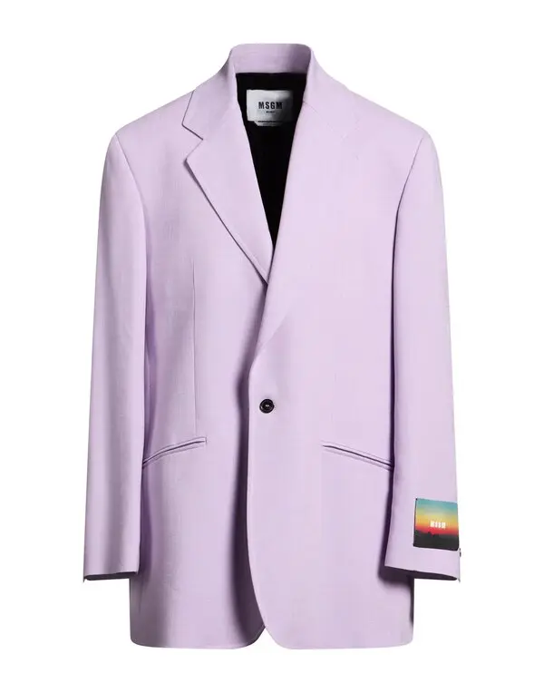 MSGM Blazer Lilac Size Viscose, Polyester, Elastane