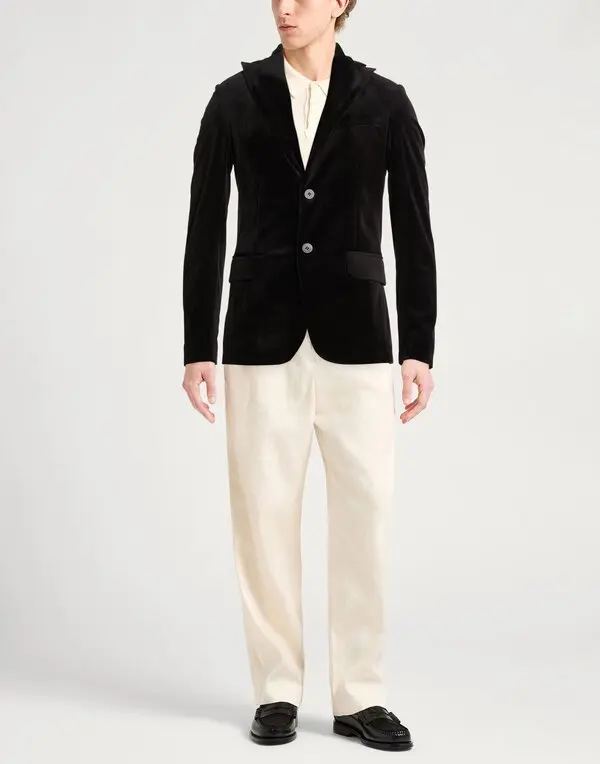 TELA-N° By Takeshy Kurosawa Single-breasted Velvet Blazer