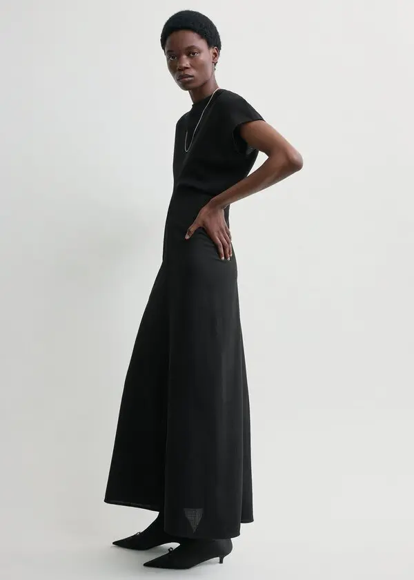 TOTEME Slouch Waist Wool Dress