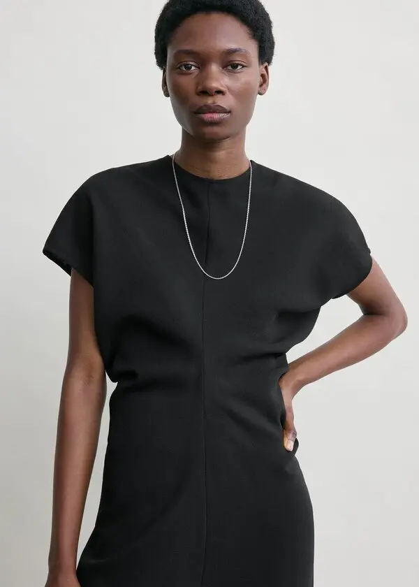 TOTEME Slouch Waist Wool Dress