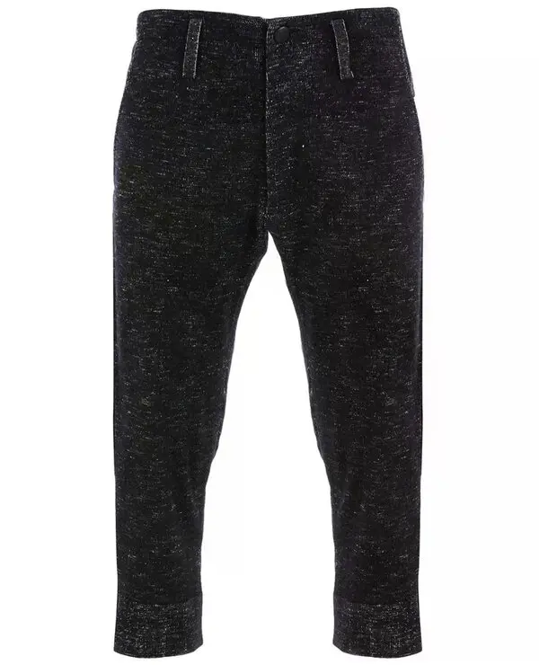 SIDE SLOPE Cropped Trousers