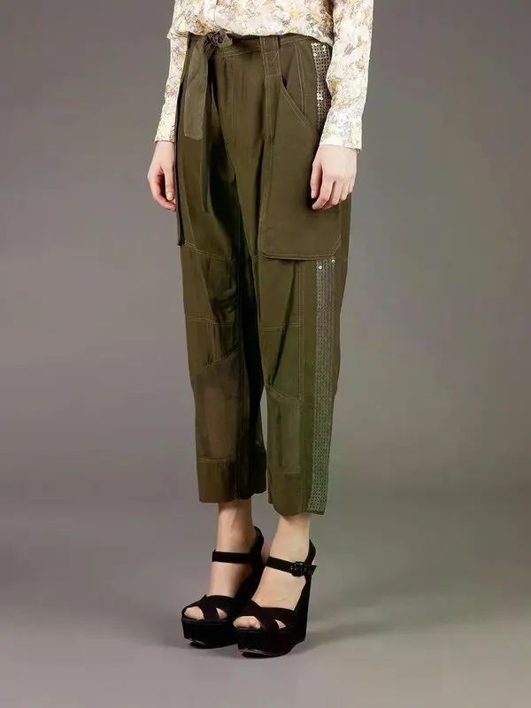 Edun Cropped Cargo Trousers