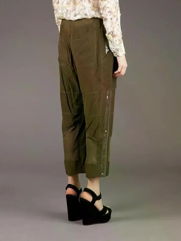 Edun Cropped Cargo Trousers