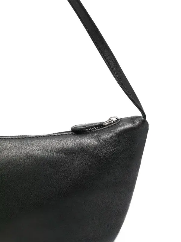 THE ROW Zip Shoulder Bag - Black