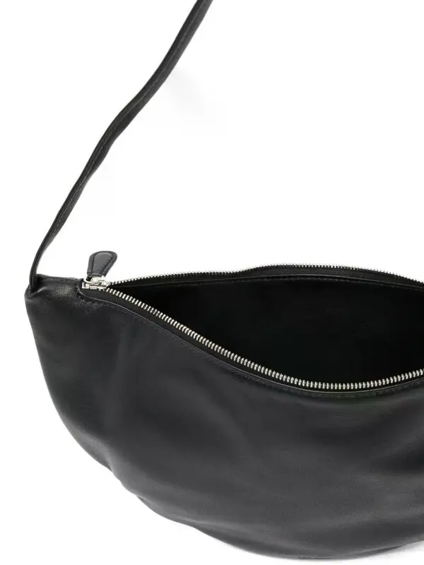 THE ROW Zip Shoulder Bag - Black