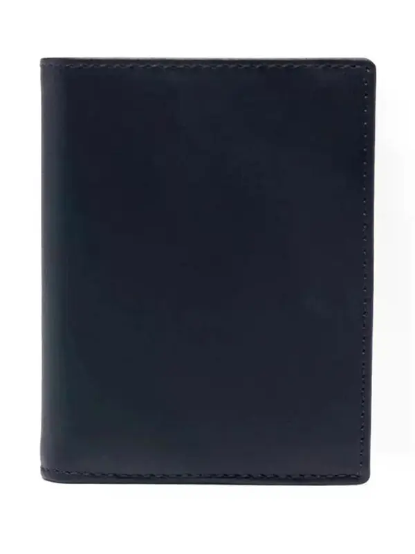 Comme Des Garçons Leather Wallet - Blue