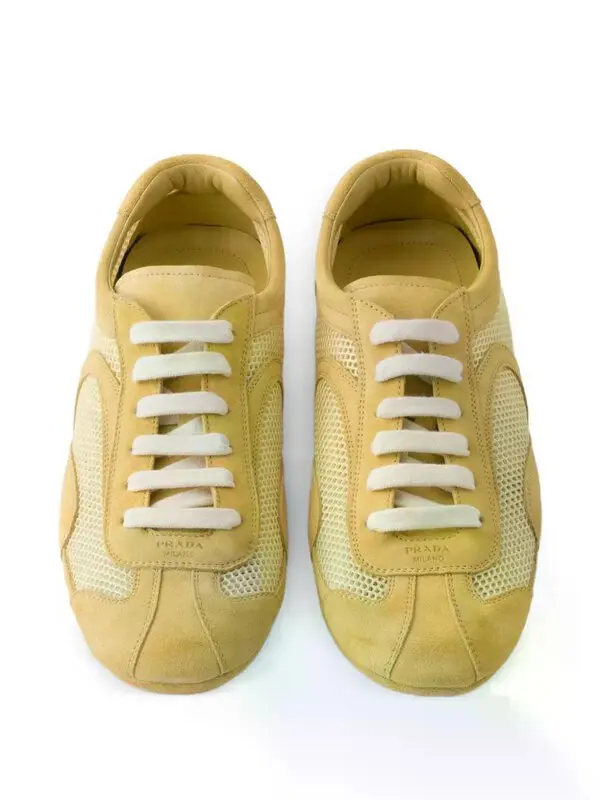 Prada Re-edition Suede Mesh Sneakers