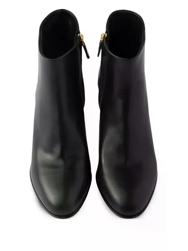 Prada 55mm Leather Boot - Black