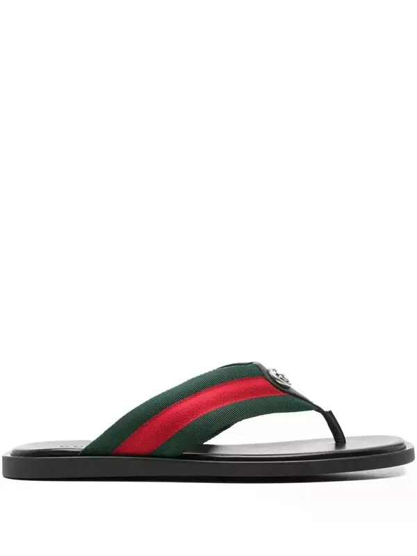 Gucci Web-stripe Sandals