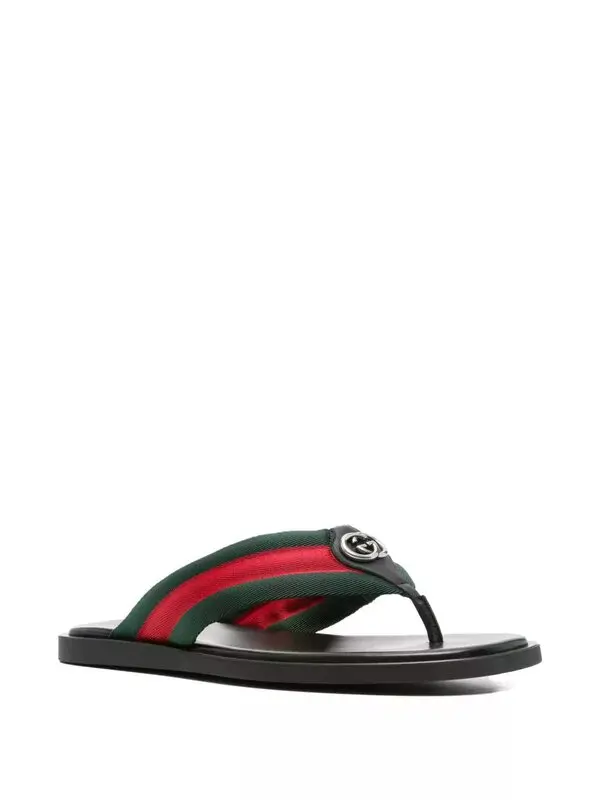 Gucci Web-stripe Sandals