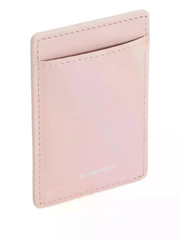 JIL SANDER Embossed Magnetic Card Holder
