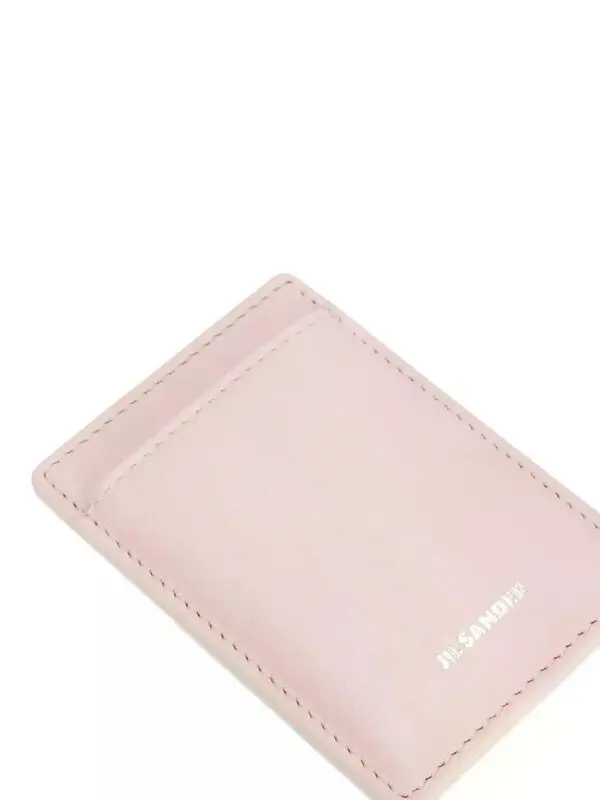 JIL SANDER Embossed Magnetic Card Holder