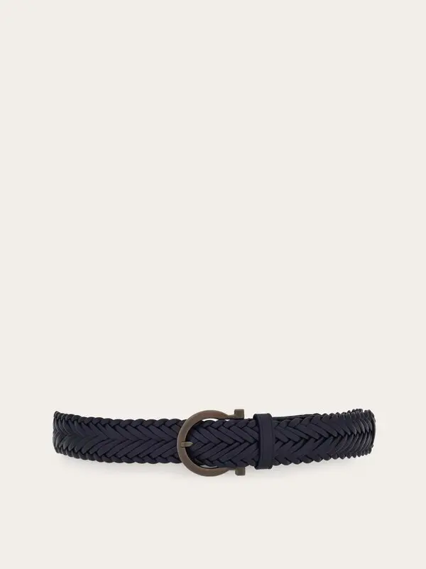 FERRAGAMO Gancini Fixed-length Belt - Blue