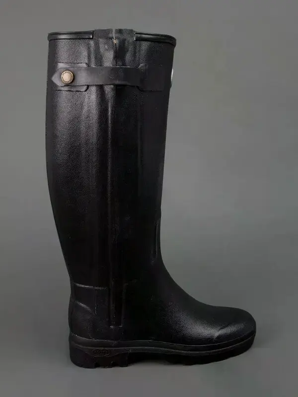 Le Chameau Rubberized Leather Boots