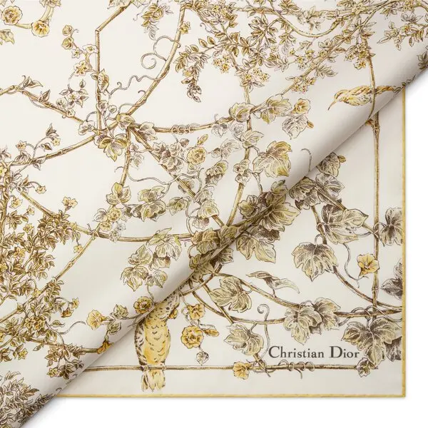 Dior Jardin D-étoile 90 Square Scarf