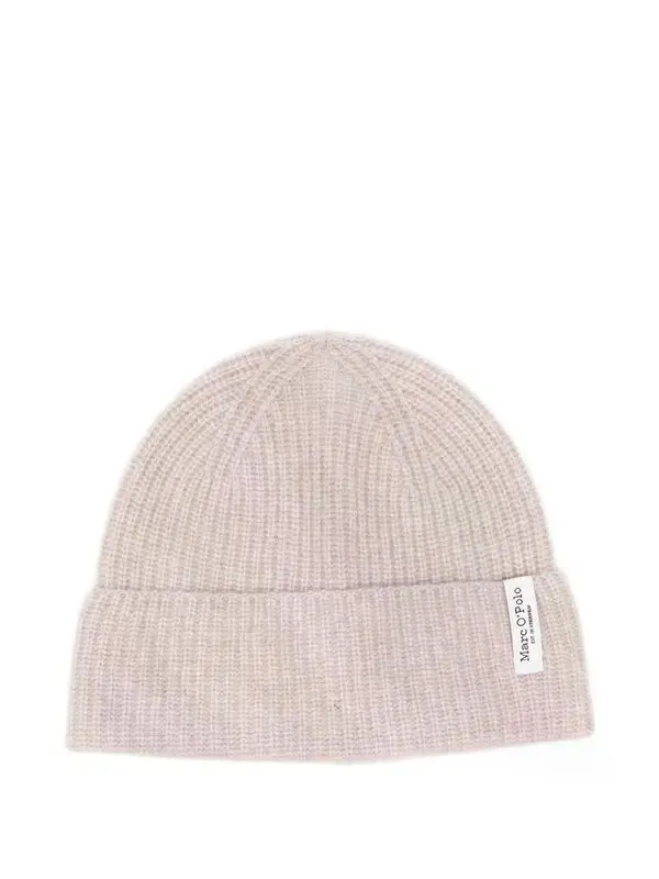 Marc O'polo Logo-patch Beanie - Neutrals