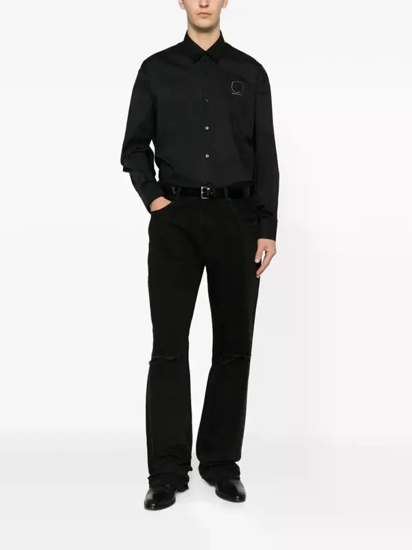 Karl Lagerfeld Ikonic Karl-motif Shirt - Black