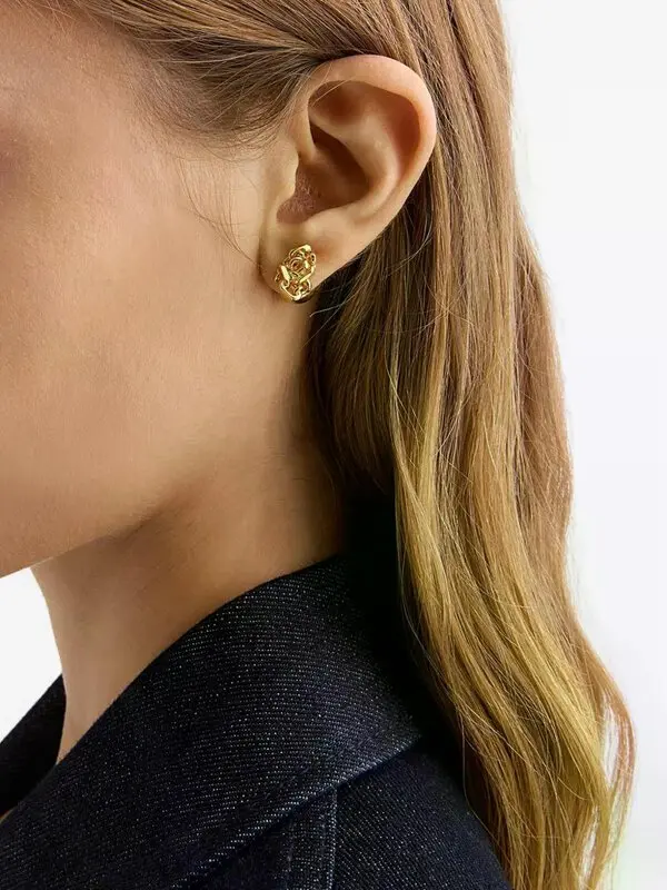 JIL SANDER Knots Stud Earrings