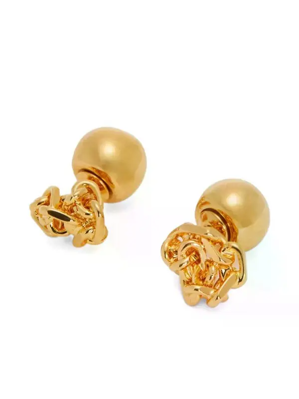 JIL SANDER Knots Stud Earrings