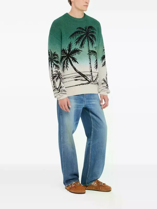 Alanui Wave Bloom Sweater