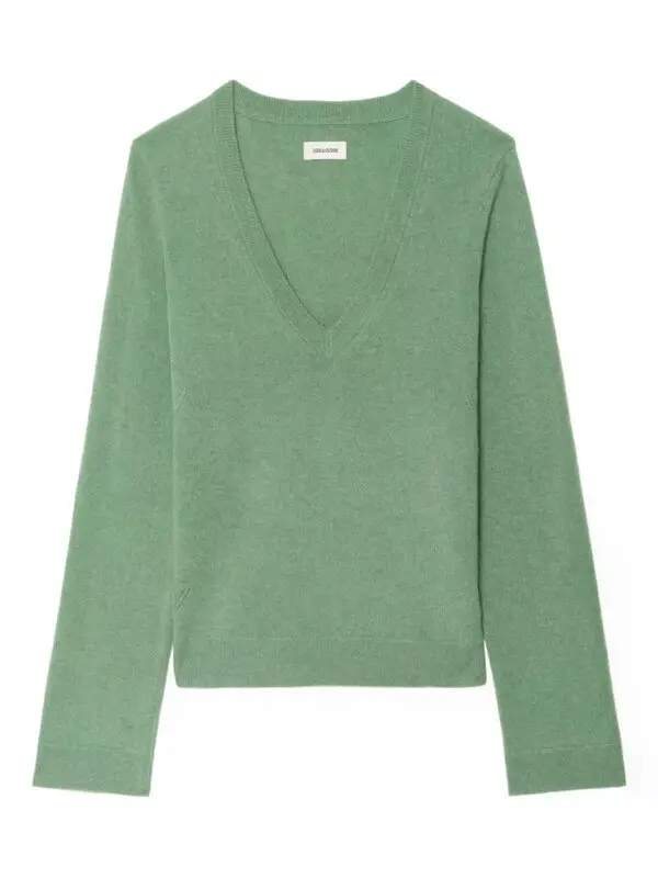 Zadig&Voltaire V-neck Sweater With Patch Details