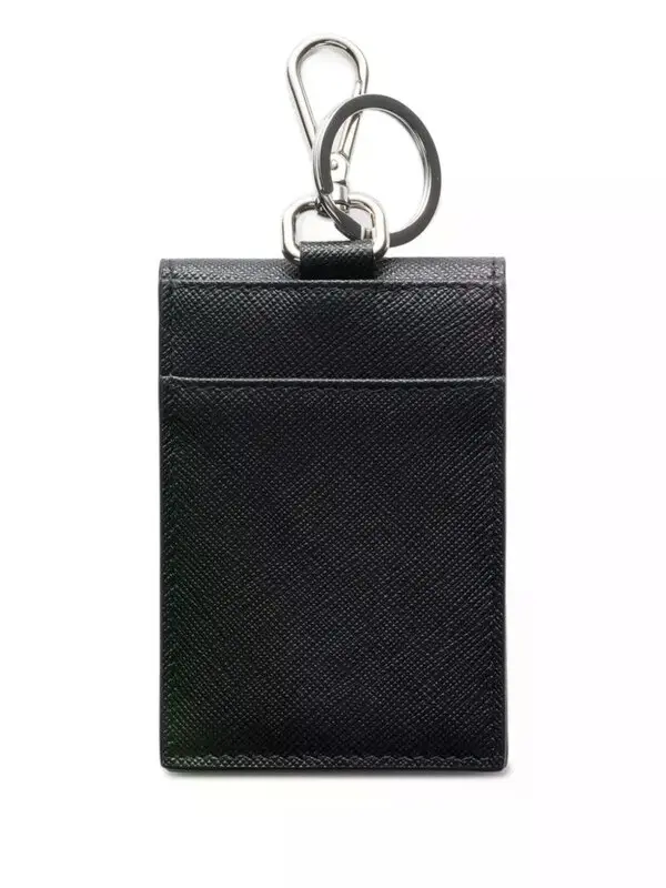 Prada Triangle-logo Leather Card Holder