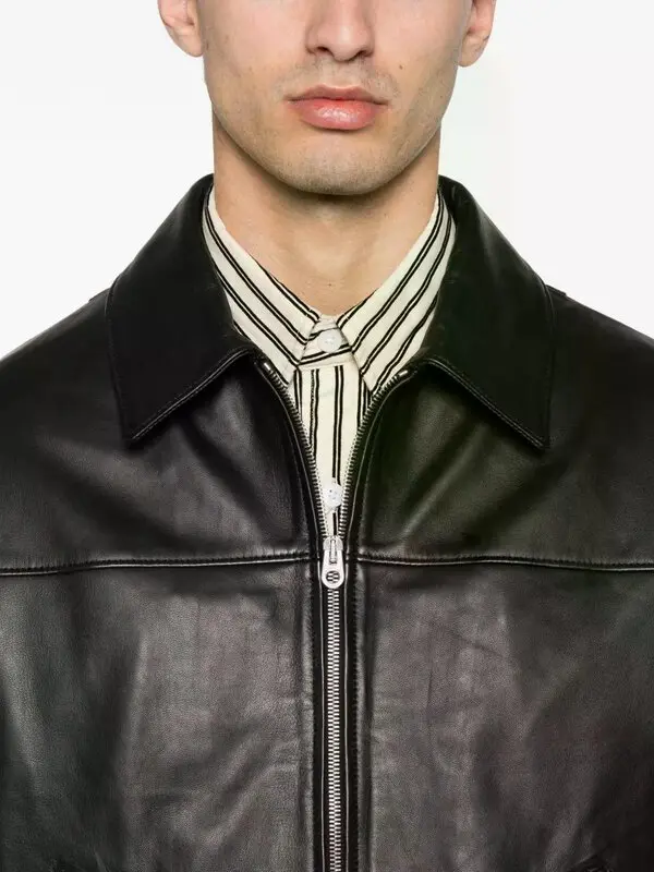 FURSAC Leather Shirt Jacket