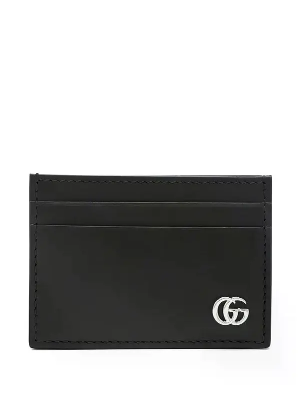 Gucci Marmont Leather Money-clip Cardholder - Black