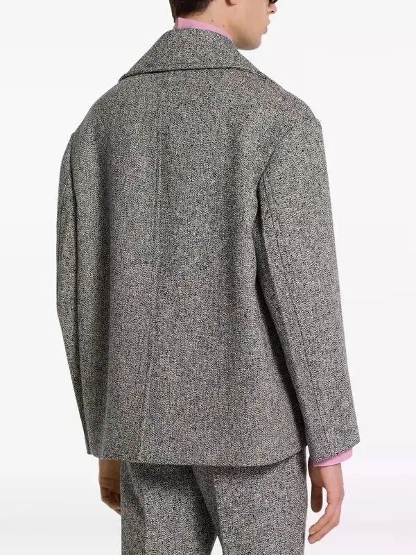 Gucci Textured Caban Coat