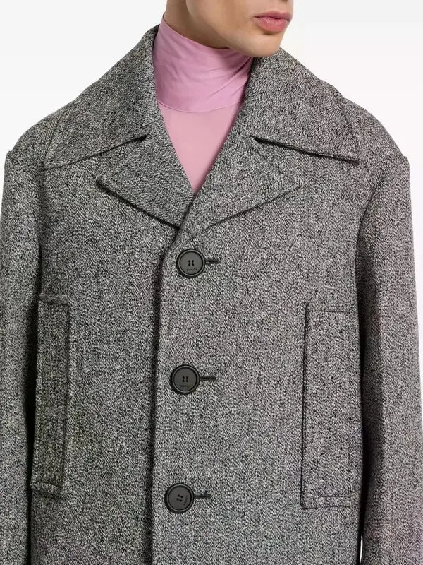 Gucci Textured Caban Coat