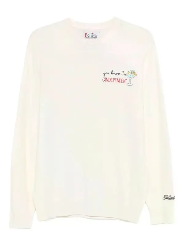 MC2 SAINT BARTH Crew-neck Sweater - White