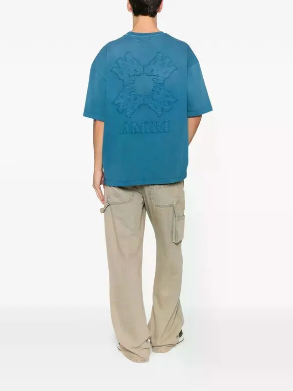 Amiri Ma Quad Crew-neck T-shirt - Blue