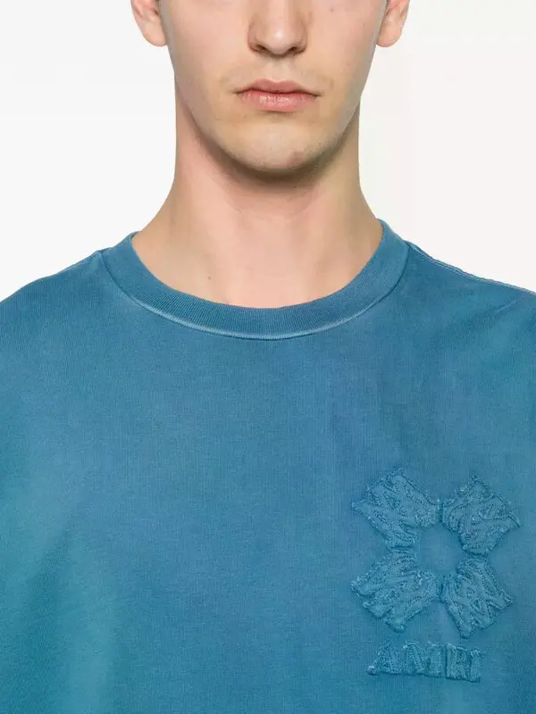 Amiri Ma Quad Crew-neck T-shirt - Blue