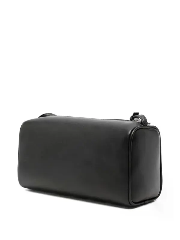 THE ROW 90's Leather Cross Body Bag - Black