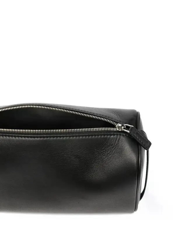 THE ROW 90's Leather Cross Body Bag - Black
