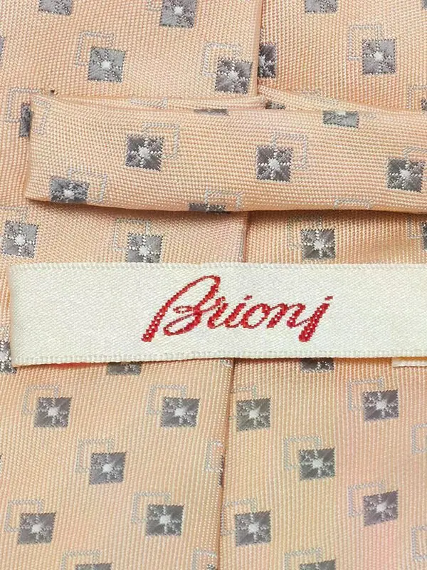 Brioni Polka-dot Neck Tie