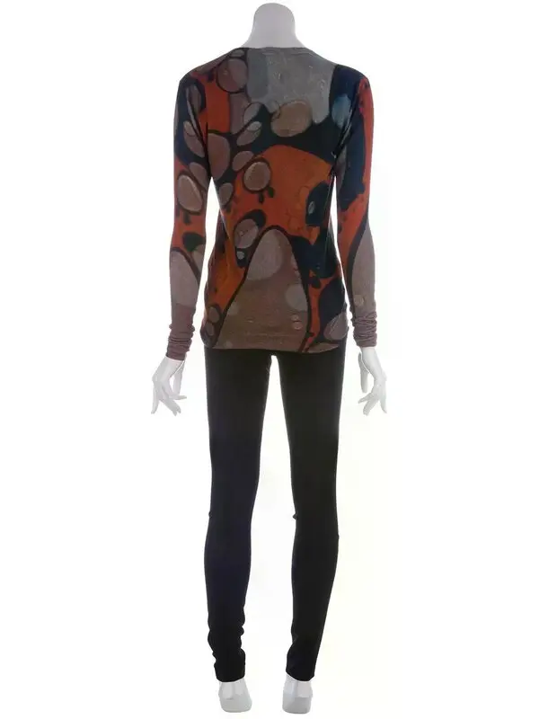 CHRISTOPHER KANE Marble Print Cardigan