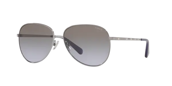 COACH Hc7094 L1089 Sunglasses - Grey Purple Gradient