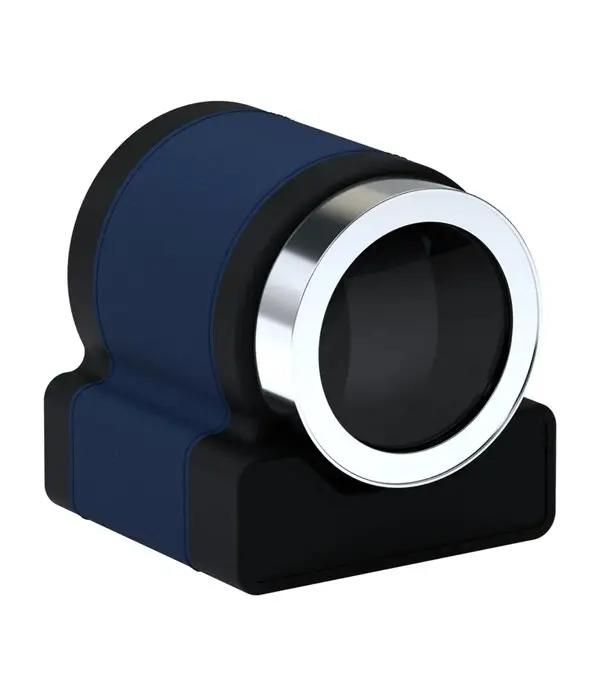 SCATOLA DEL TEMPO Leather Automatic Watch Winder - Navy