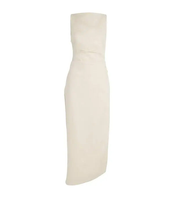 SIR. Raquel Linen Midi Dress