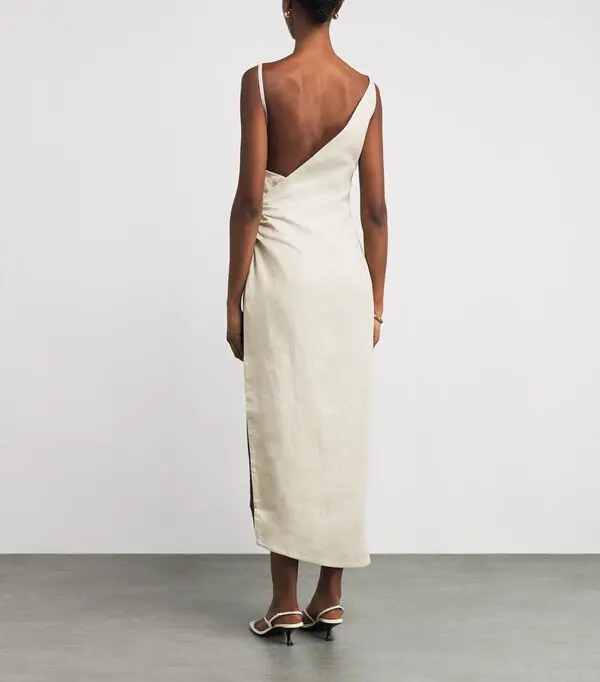 SIR. Raquel Linen Midi Dress