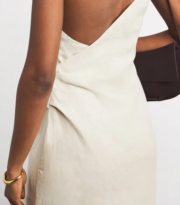 SIR. Raquel Linen Midi Dress