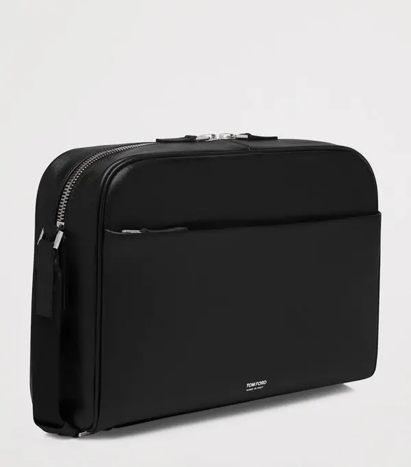 TOM FORD Leather Messenger Bag