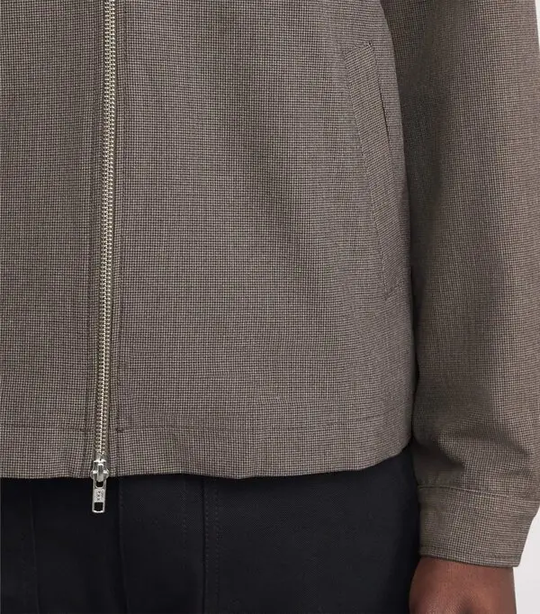 WAX LONDON Micro Puppytooth Check Eldon Jacket