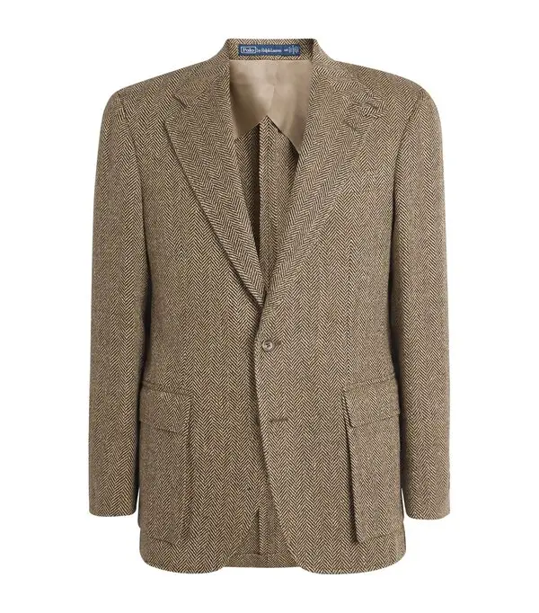 Polo Ralph Lauren Linen-blend Tailored Herringbone Blazer