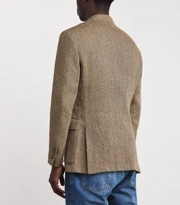 Polo Ralph Lauren Linen-blend Tailored Herringbone Blazer