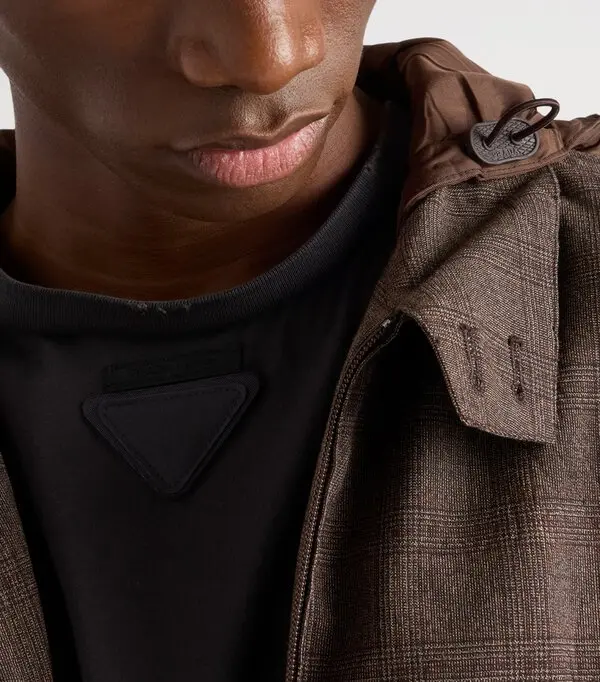 Prada Wool Hooded Field Jacket