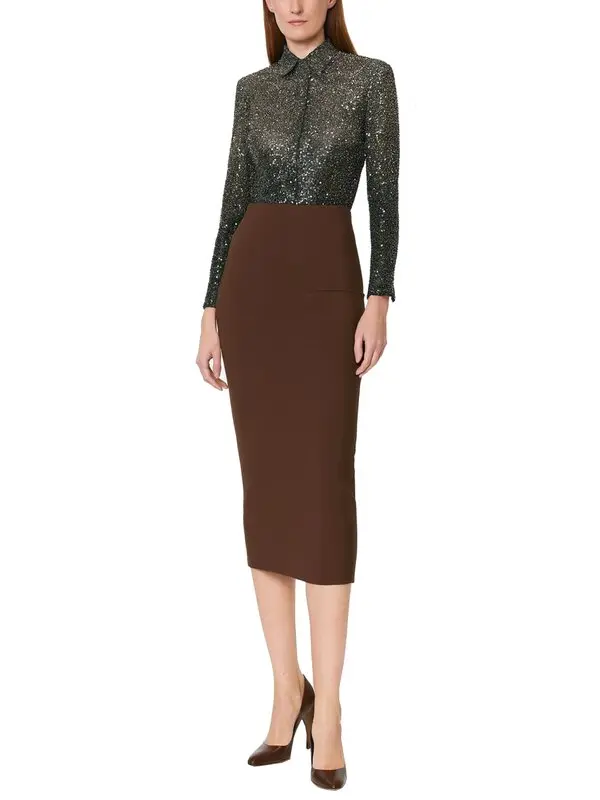 ROTATE BY BIRGER CHRISTENSEN Sequin Shirt