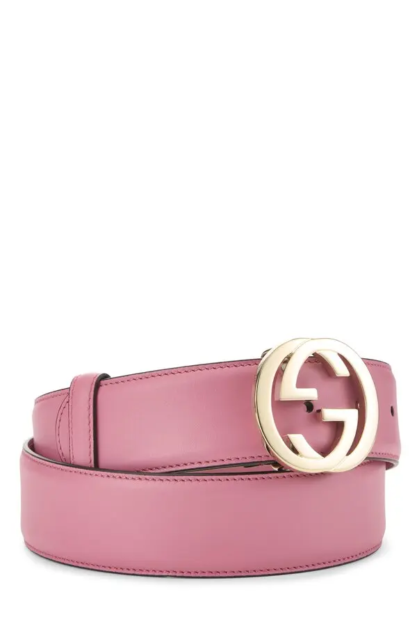 Gucci Interlocking Gg Belt - Navy